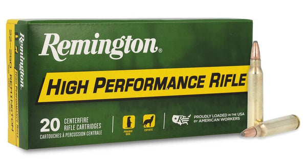 Remington High Performance Ammunition 223 Remington 55 Grain Pointed S ...
