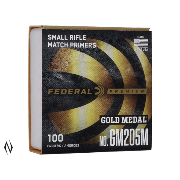 Federal Premium Gold Medal Small Rifle Primers #205M (100pk) – Rebel ...