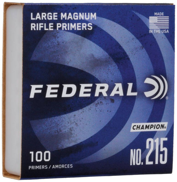Federal Large Rifle Magnum Primers #215 (100pk) – Rebel Gun Works