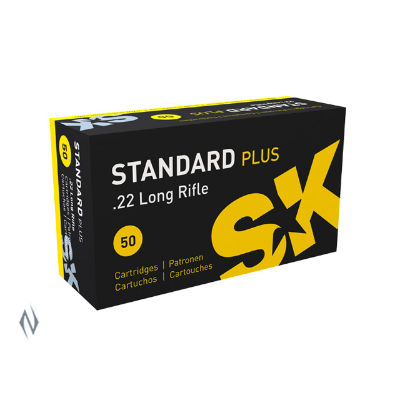 SK Standard Plus Ammunition 22 Long Rifle (22LR) 40 Grain Solid Point ...