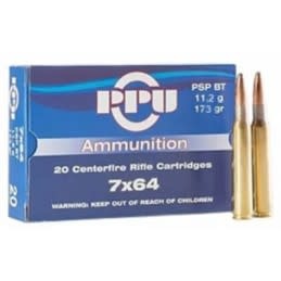 PPU 7x64 Brenneke Ammunition 173 Grain Soft Point (20pk) – Rebel Gun Works