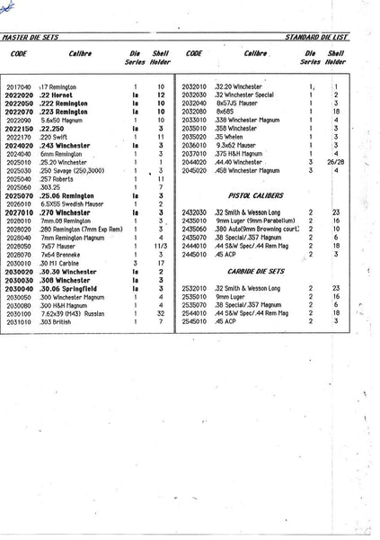 Simplex Master Shell Holder Number 23 (32 Smith & Wesson Long) (290002 ...