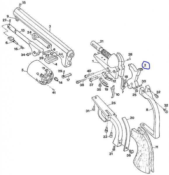 Uberti 1851 Navy Hammer (UBU000002) – Rebel Gun Works