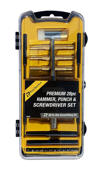 Pro-Tactical Premiun 28 Pc Hammer,Punch & Screwdriver Set – Rebel Gun Works